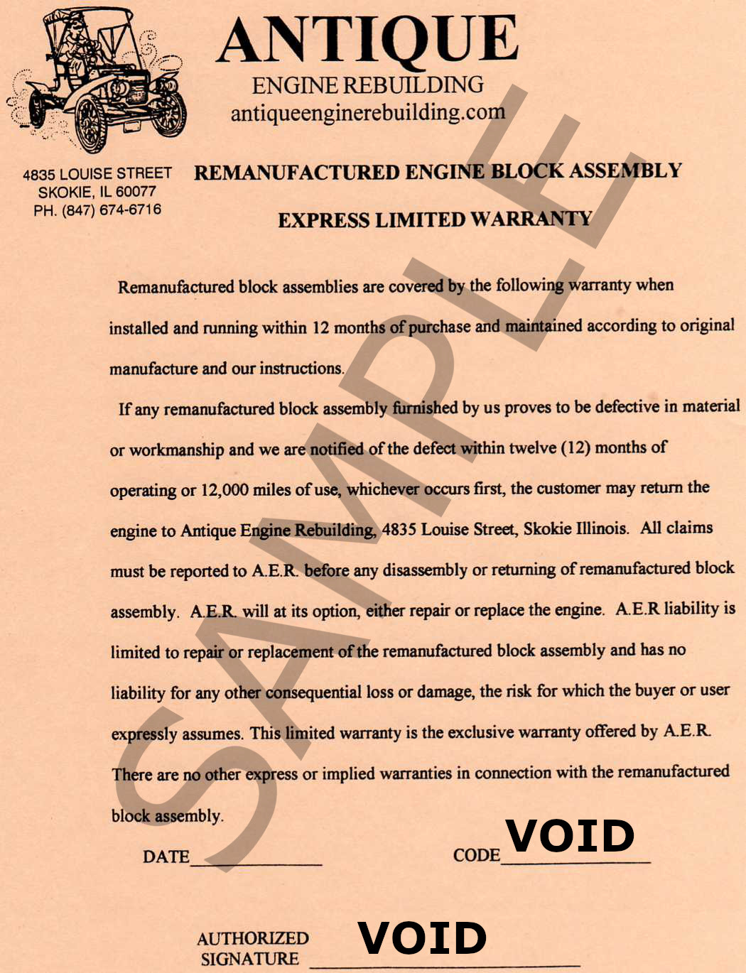 Antique Engine Rebuilding